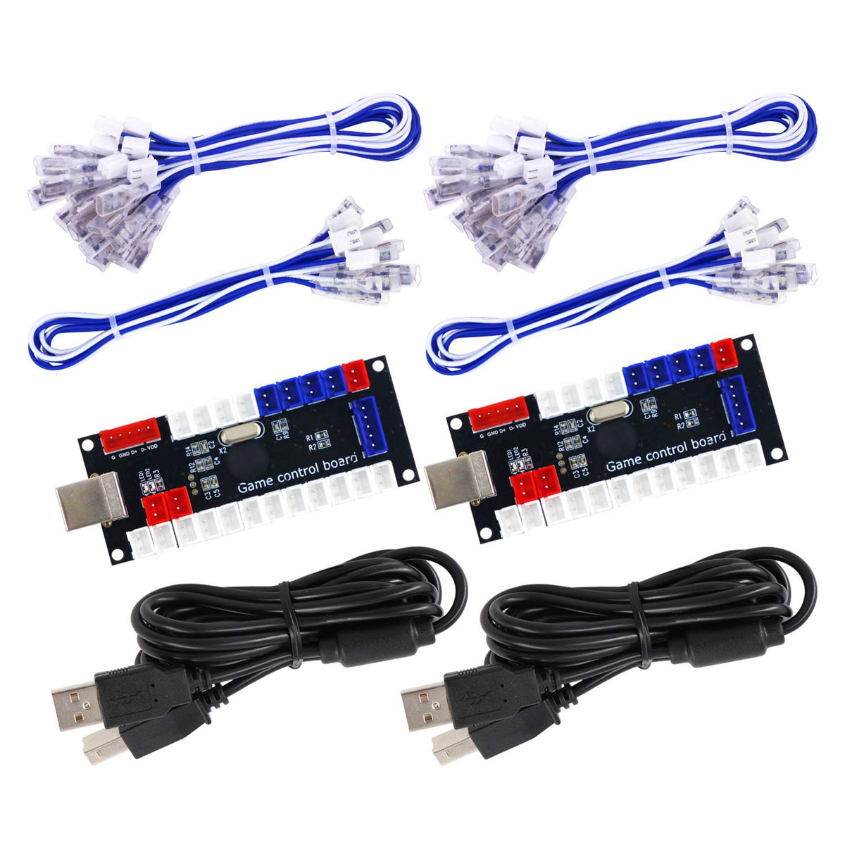 SJ@JX Arcade Game Controller USB Encoder Zero Delay 2 Player to Joysti