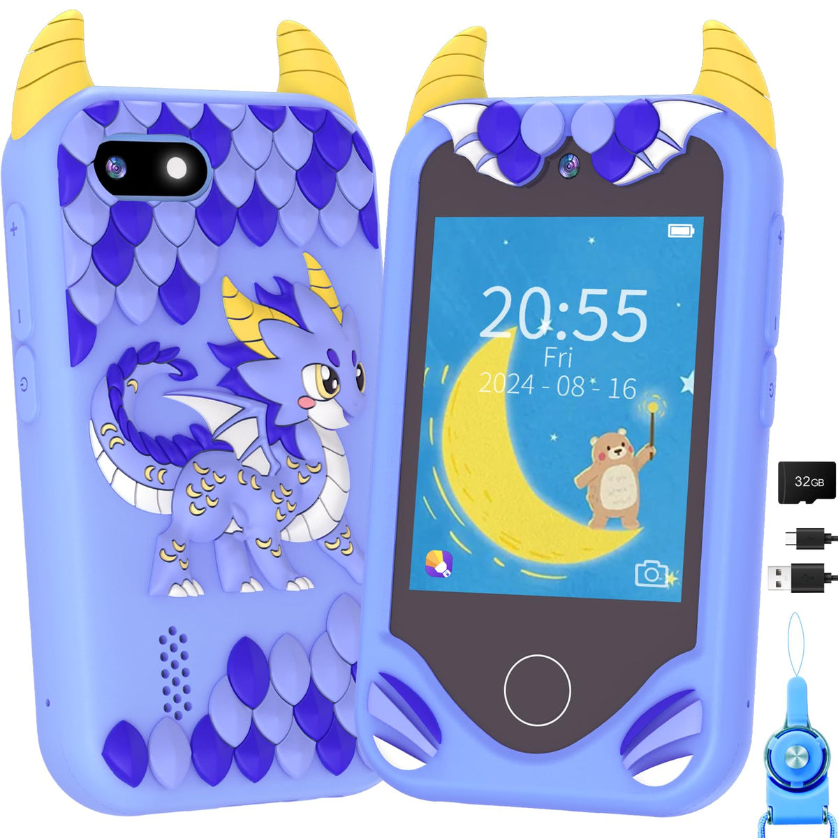 Kids Smart Phone for Girls Gifts - Toddler Christmas Birthday Gift for
