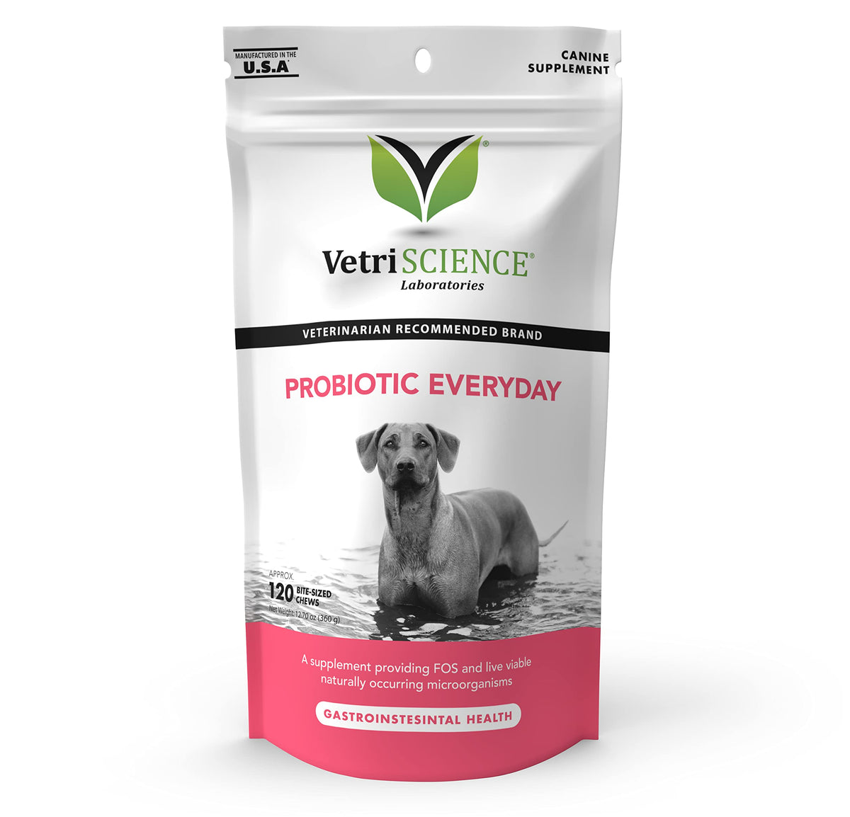 VetriScience Probiotic Everyday for Dogs Duck Flavor 120 Chews - Itchy