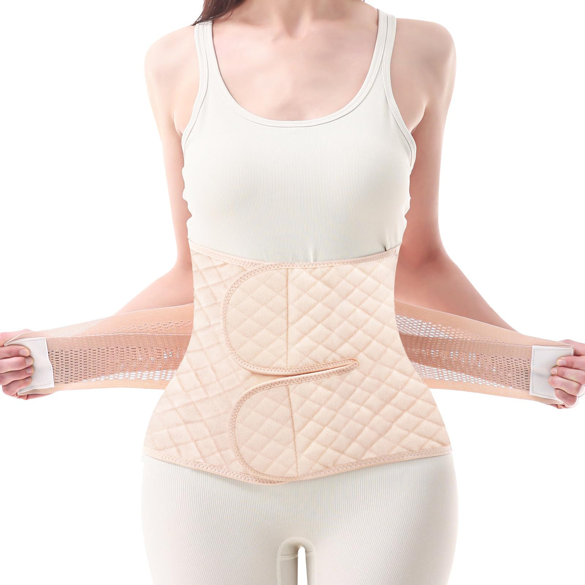 Trendyline Postpartum Belly Band Wrap: Abdominal Binder Post Surgery P