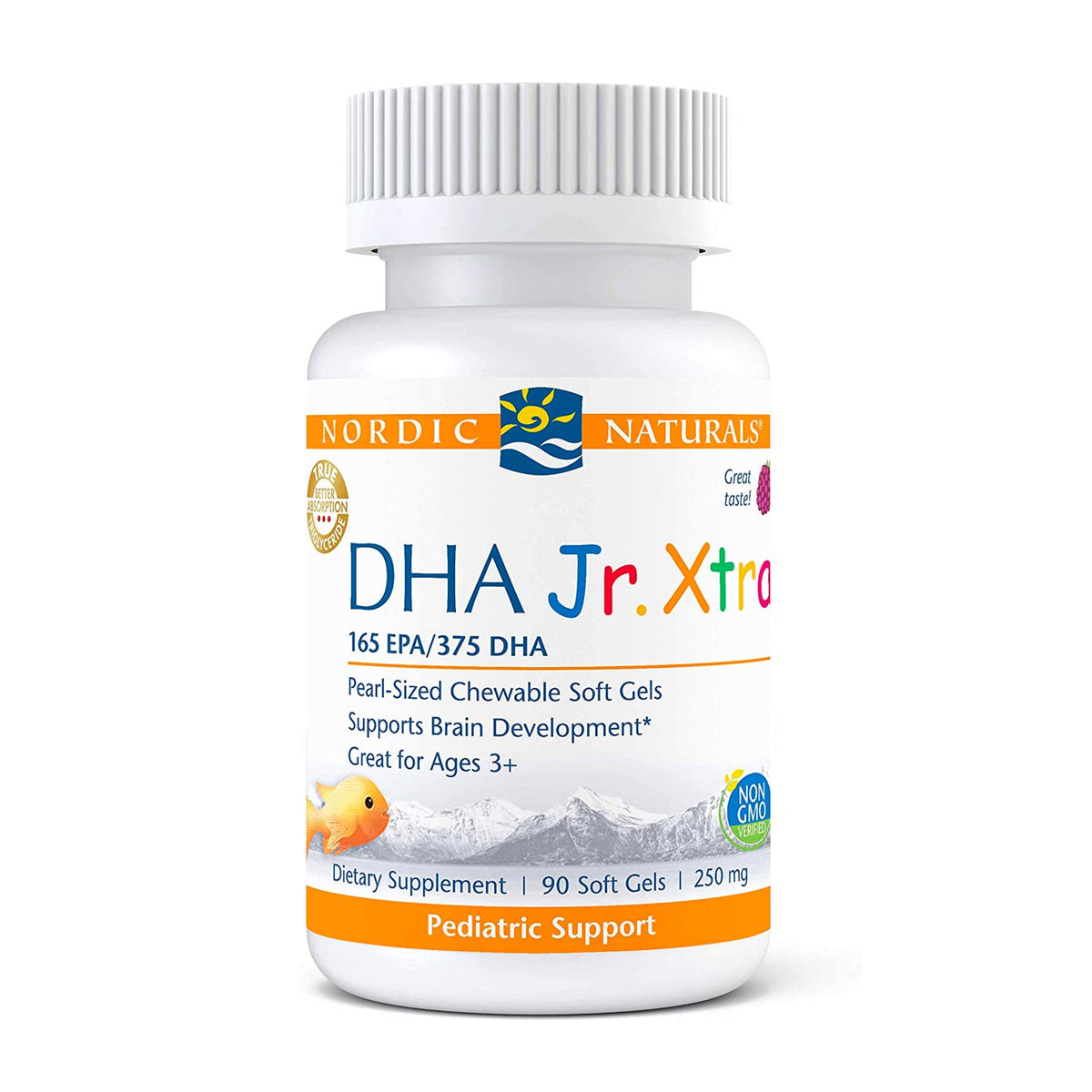 Nordic Naturals Pro DHA Jr. Xtra, Berry Punch - 90 Mini Chewable Soft