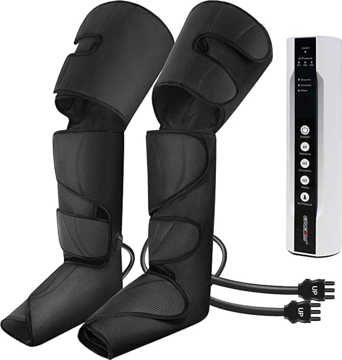 CINCOM Leg Air Compression Massager for Foot Calf Thigh Upgrade Leg Wr