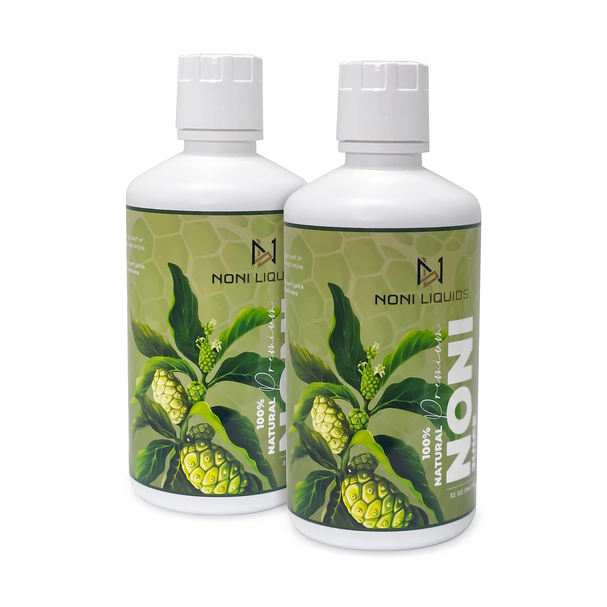 Noni Liquids- 100% Natural Premium Noni Juice: Pure Hawaiian Noni- 2 P