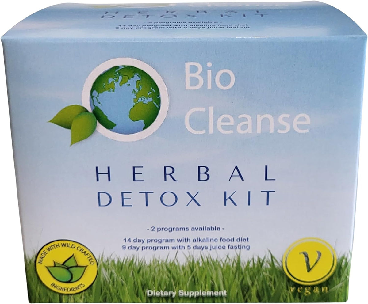 BIO CLEANSE Detox Kit, Includes : Digest Power ,Vegan Probiotic & Toxi
