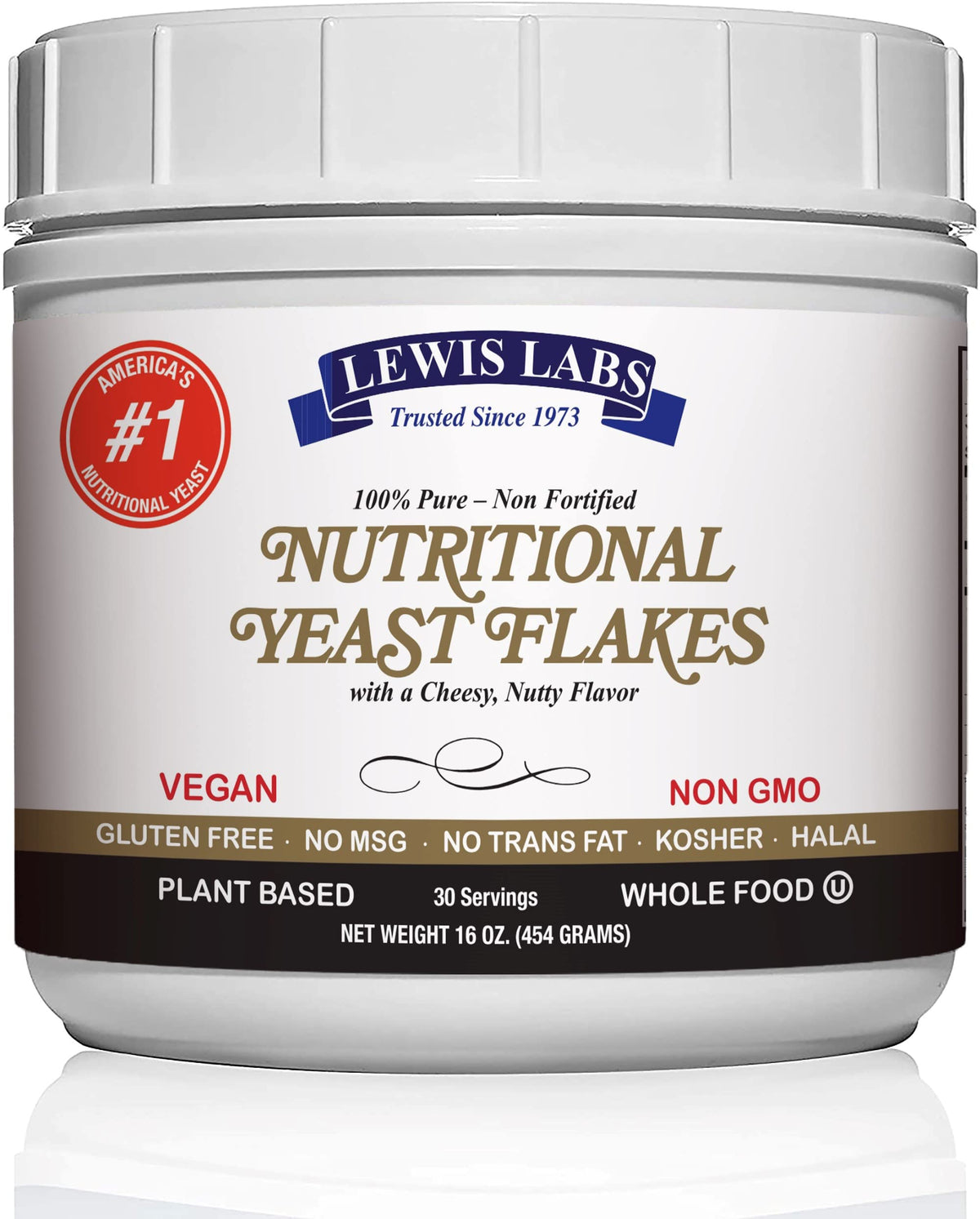 Nutritional Yeast Flakes Seasoning, Nooch for Vegan Cheese Powder Subs