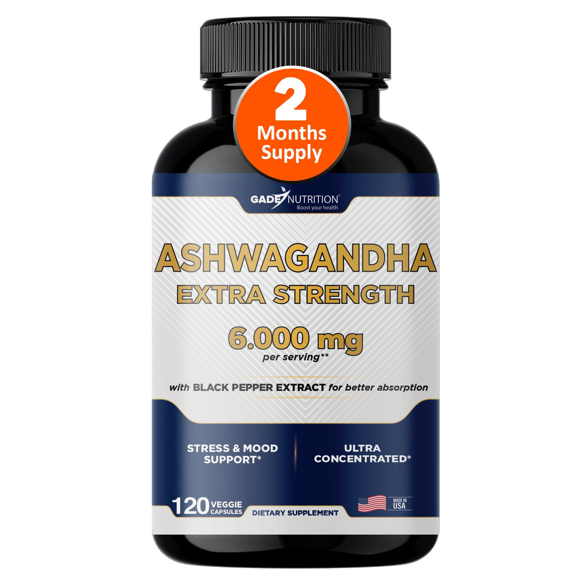 Ashwagandha Supplements - Extra Strength 6000mg ashwagandha Powder Cap ...