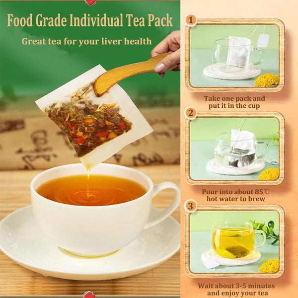 18 Flavors Liver Care Tea, Nourishing Liver Tea with 18 Different Herb ...