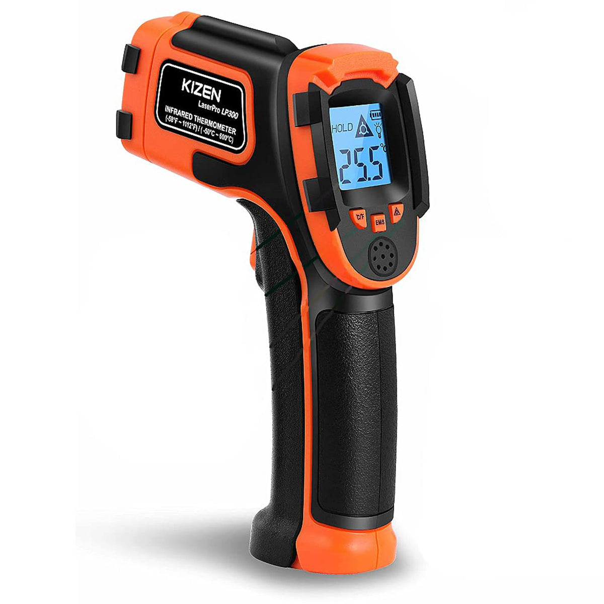 KIZEN Infrared Thermometer Gun (LaserPro LP300) - Handheld Heat Temper