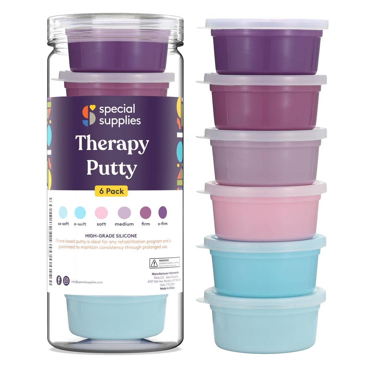 Special Supplies Therapy Putty for Kids and Adults - Resistive Hand Ex