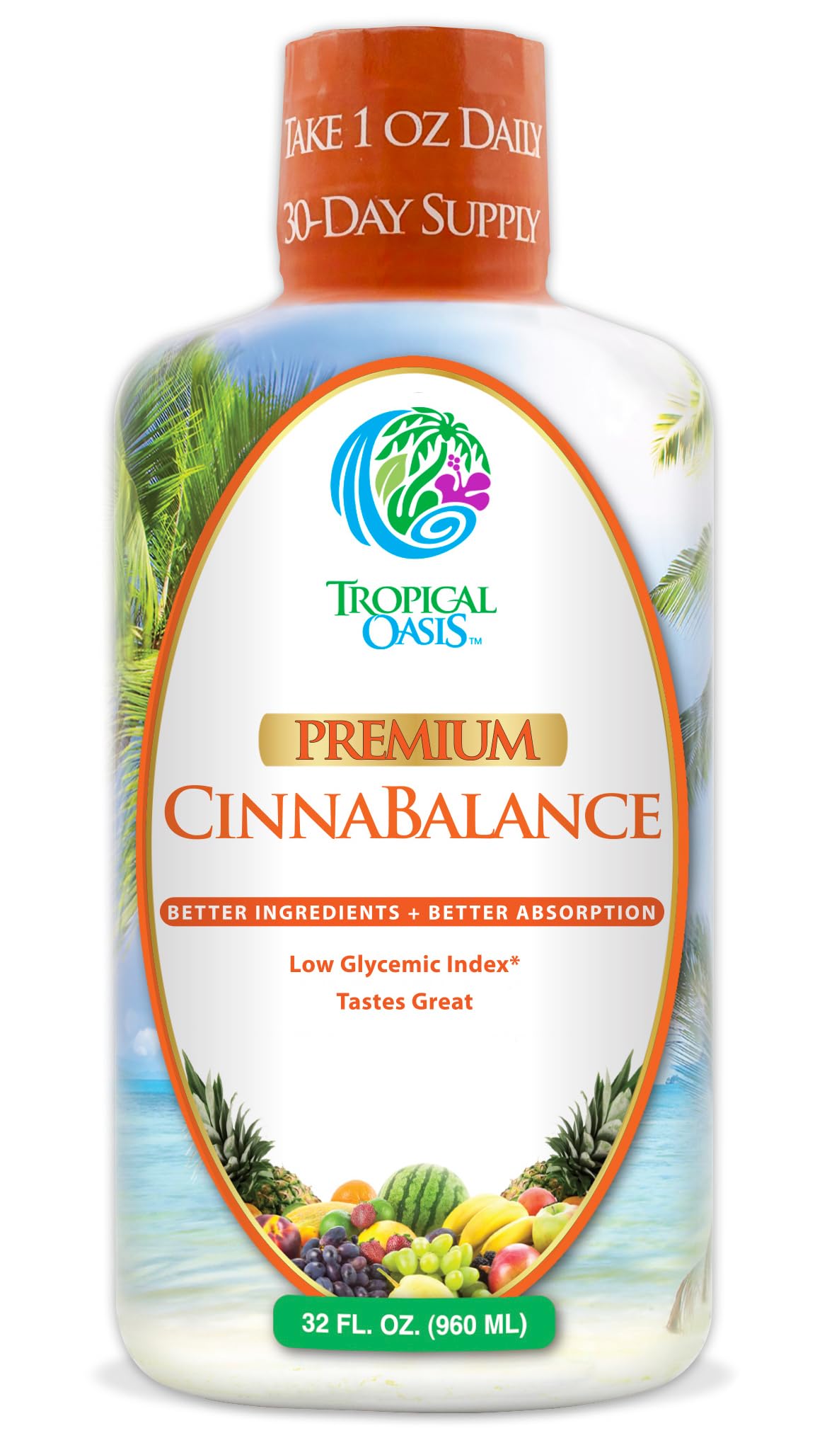 Cinnabalance – Liquid Cinnamon Supplement w/ Cinnamon Bark, Aloe Vera,