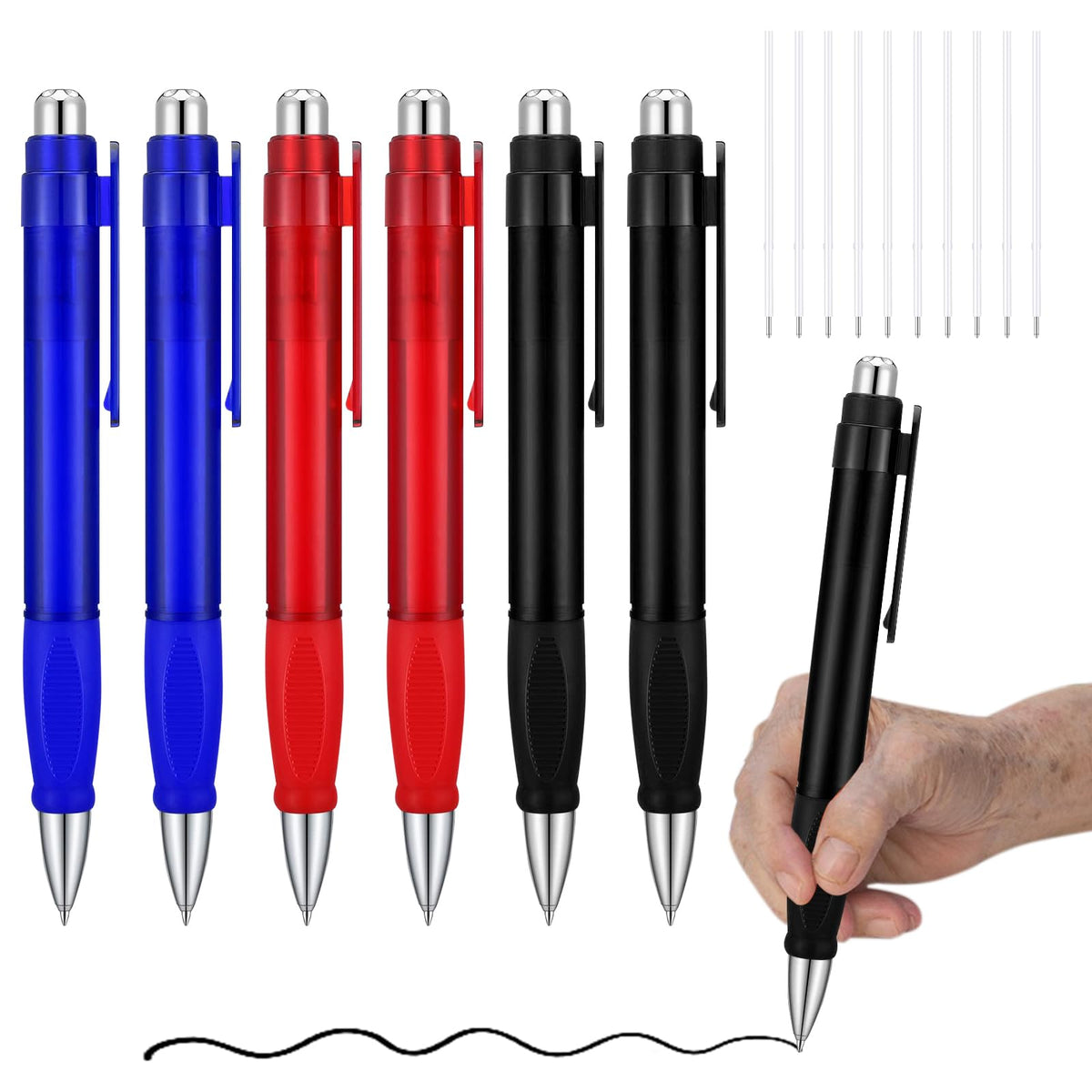 lyforx Big Fat Pens - Enhanced Writing Stability for Arthritis and Eld