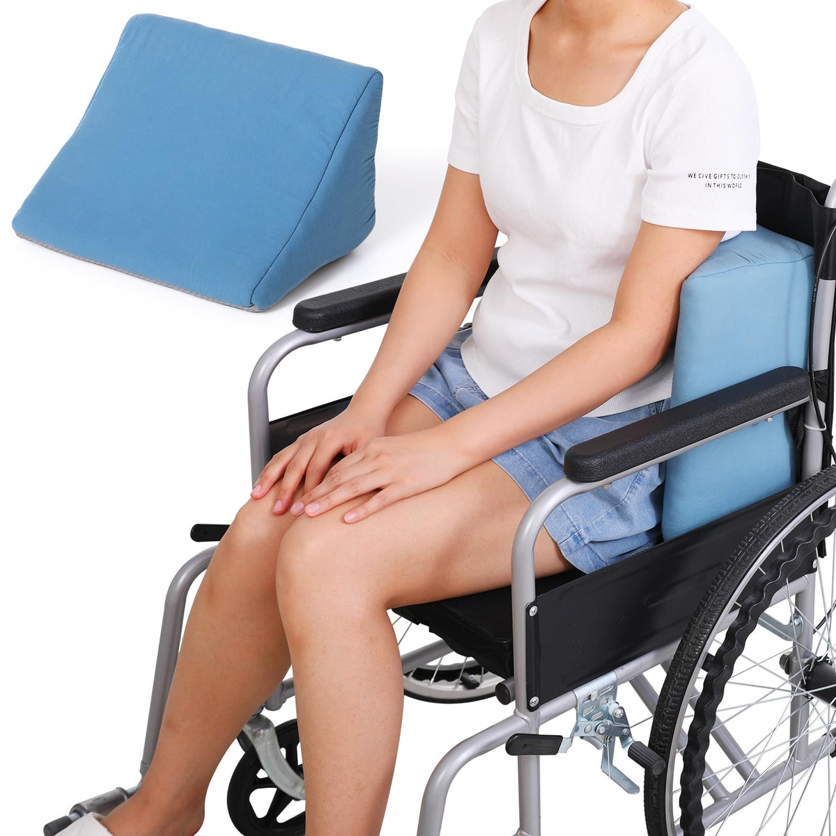 Beuuatm Lateral Support for Wheelchair Side Guards, Wheelchair Back Su