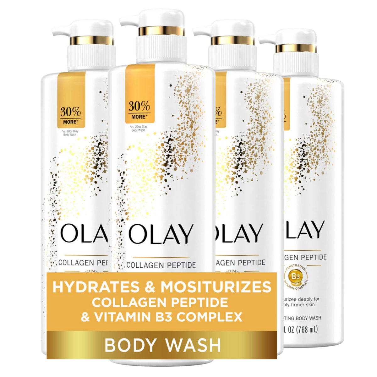 Olay Cleansing & Firming Body Wash with Vitamin B3 and Collagen, 26 fl