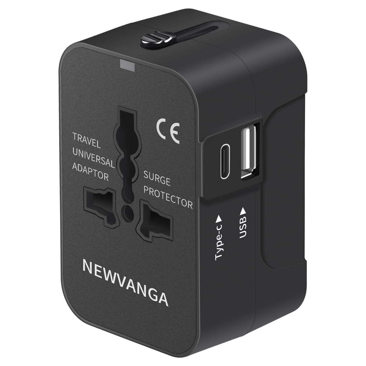 Travel Adapter with USB C, Universal All in One Worldwide Travel Adapt