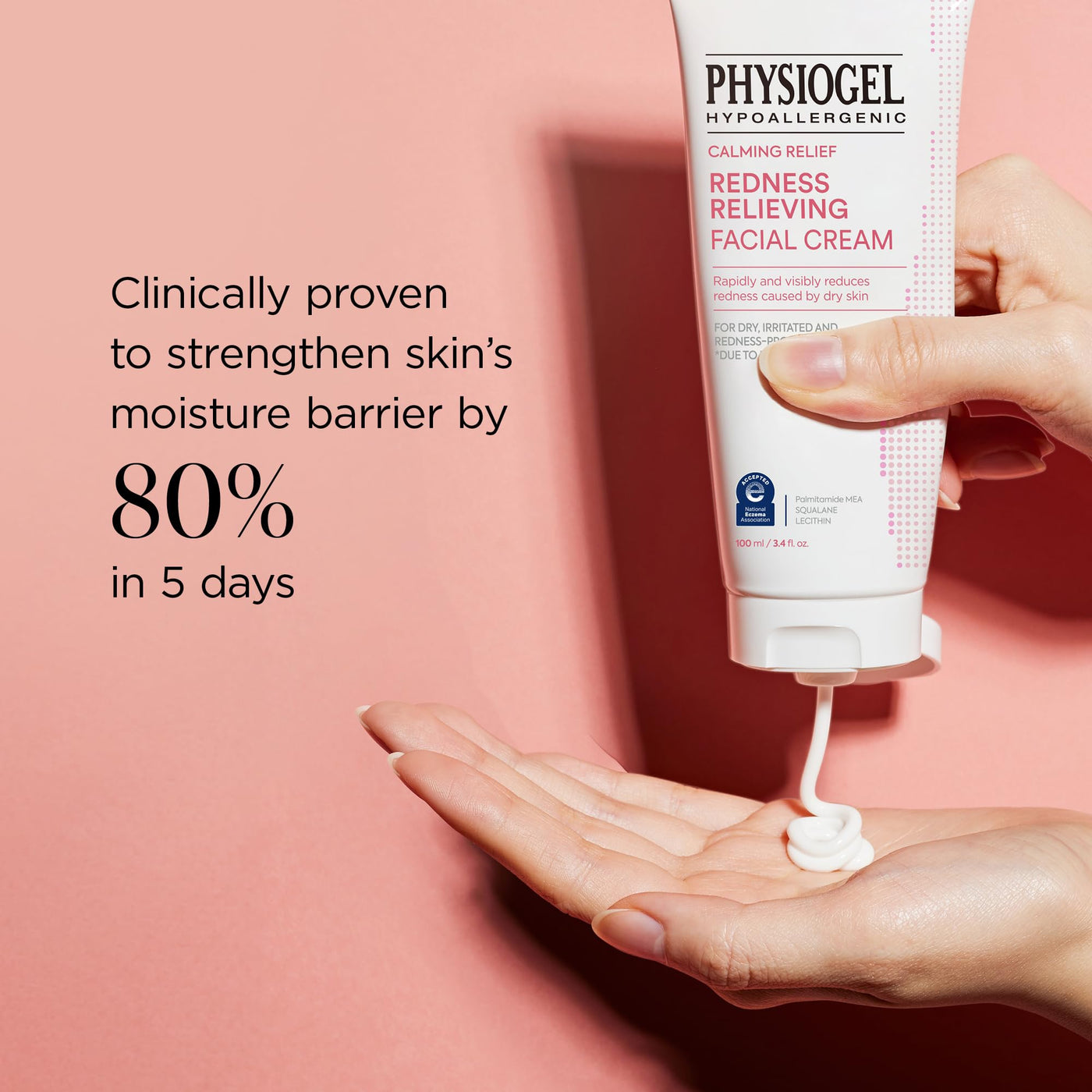 Physiogel Calming Relief Facial Cream - Reduces Redness in 30 mins, Fo
