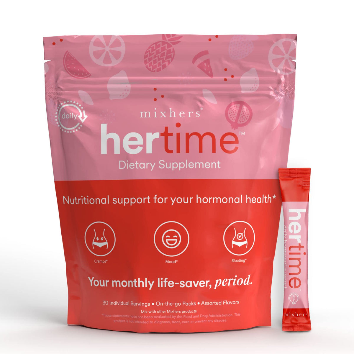 MIXHERS Hertime - Hormone Balance for Women - PMS & Menstrual Relief