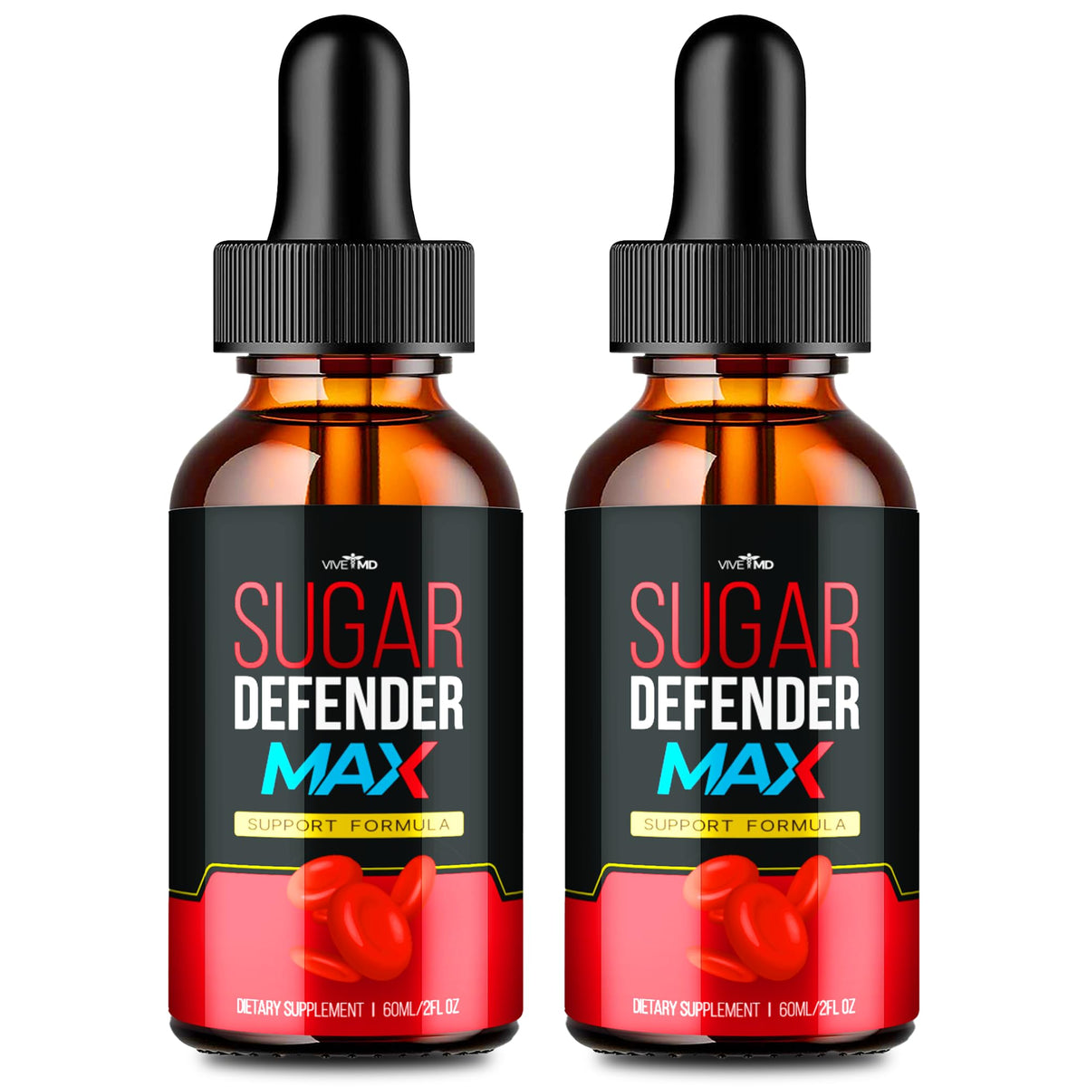 VIVE MD Sugar Defender Drops Max - Sugar Defender 24 Drops Max - Sugar