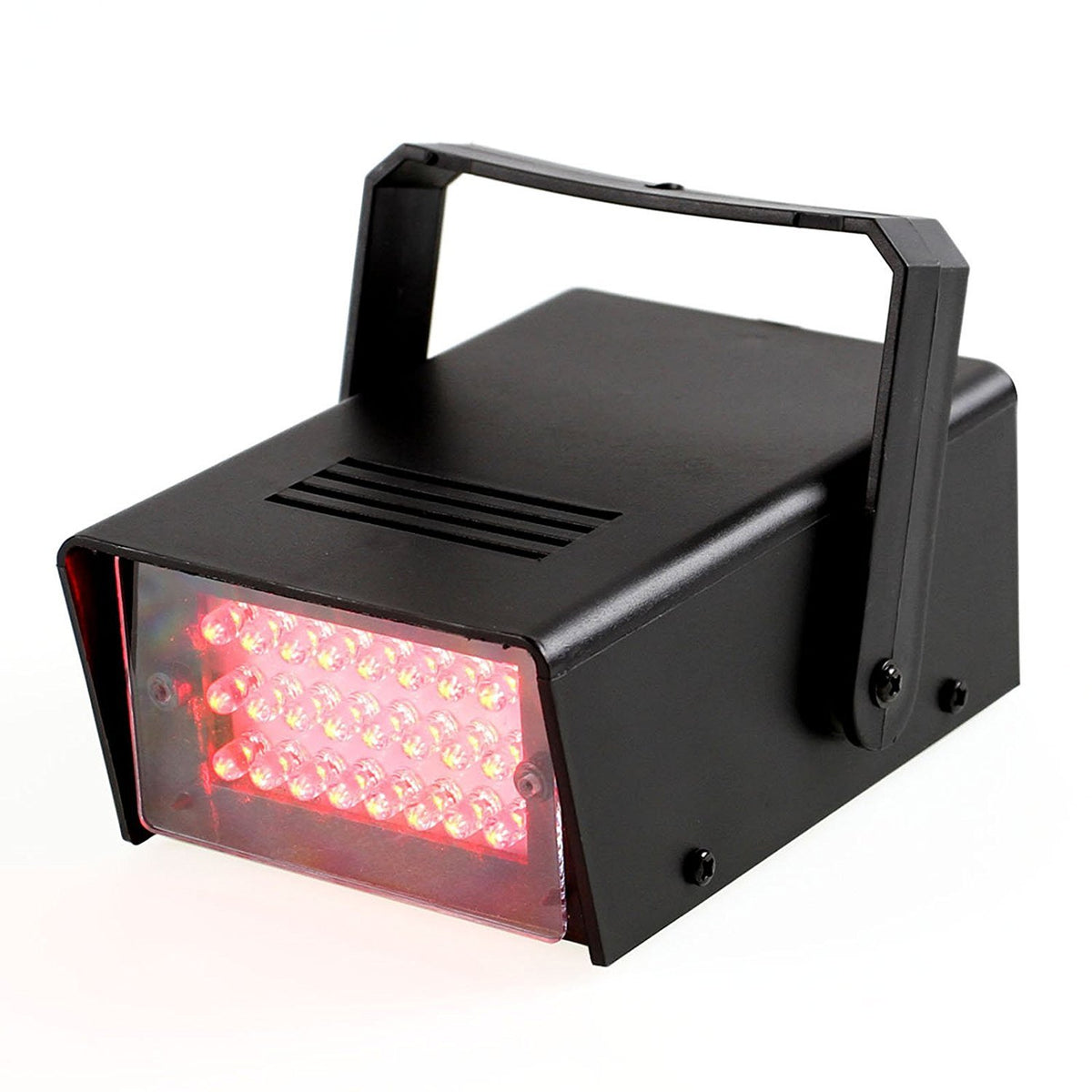 ENUOLI Mini LED Strobe Light Red Color with 24 Super Bright LEDs Varia