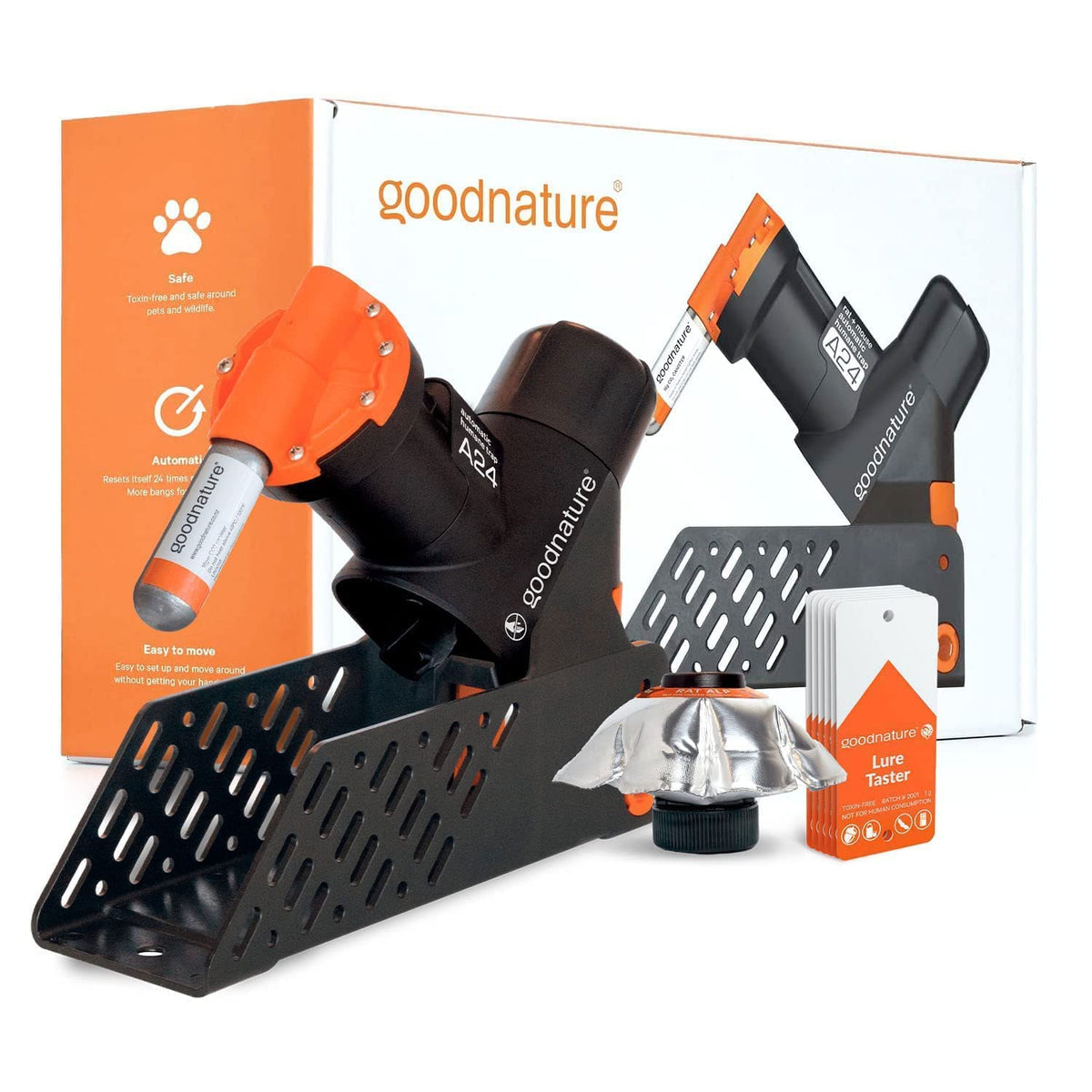 Goodnature Home Trapping Kit, A24 Humane Mouse Trap & Rat Trap with Po