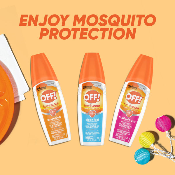 7% DEET Bug Spray OFF! Insect Repellent Spray - 7% DEET Unscented With ...