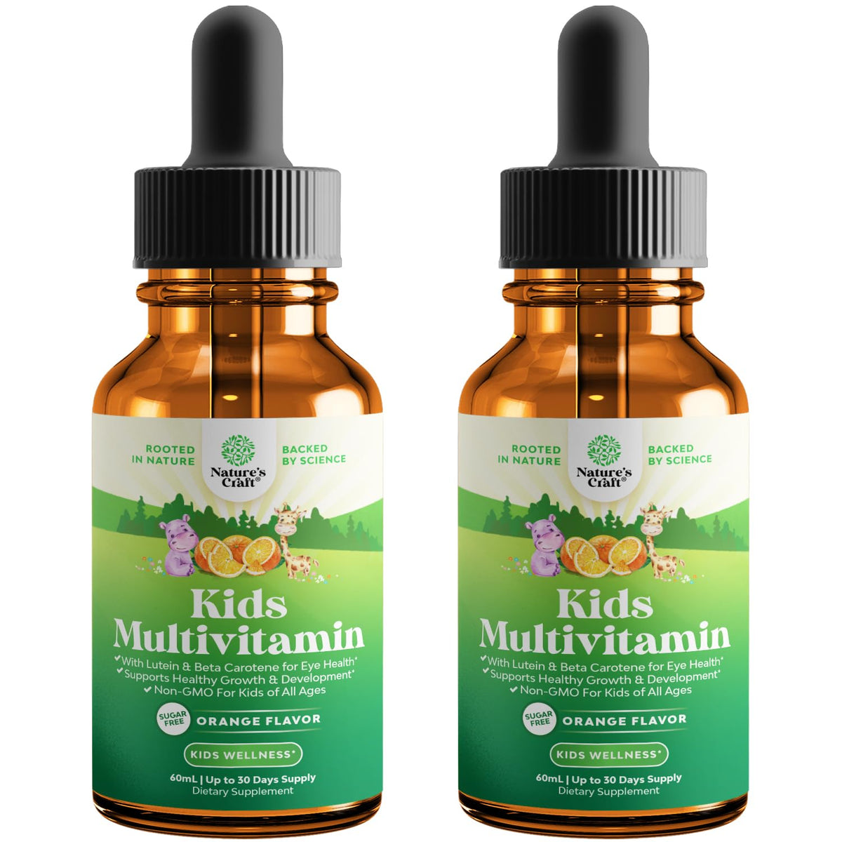 Liquid Multivitamin for Kids Immunity Support - Yummy Toddler Multivit