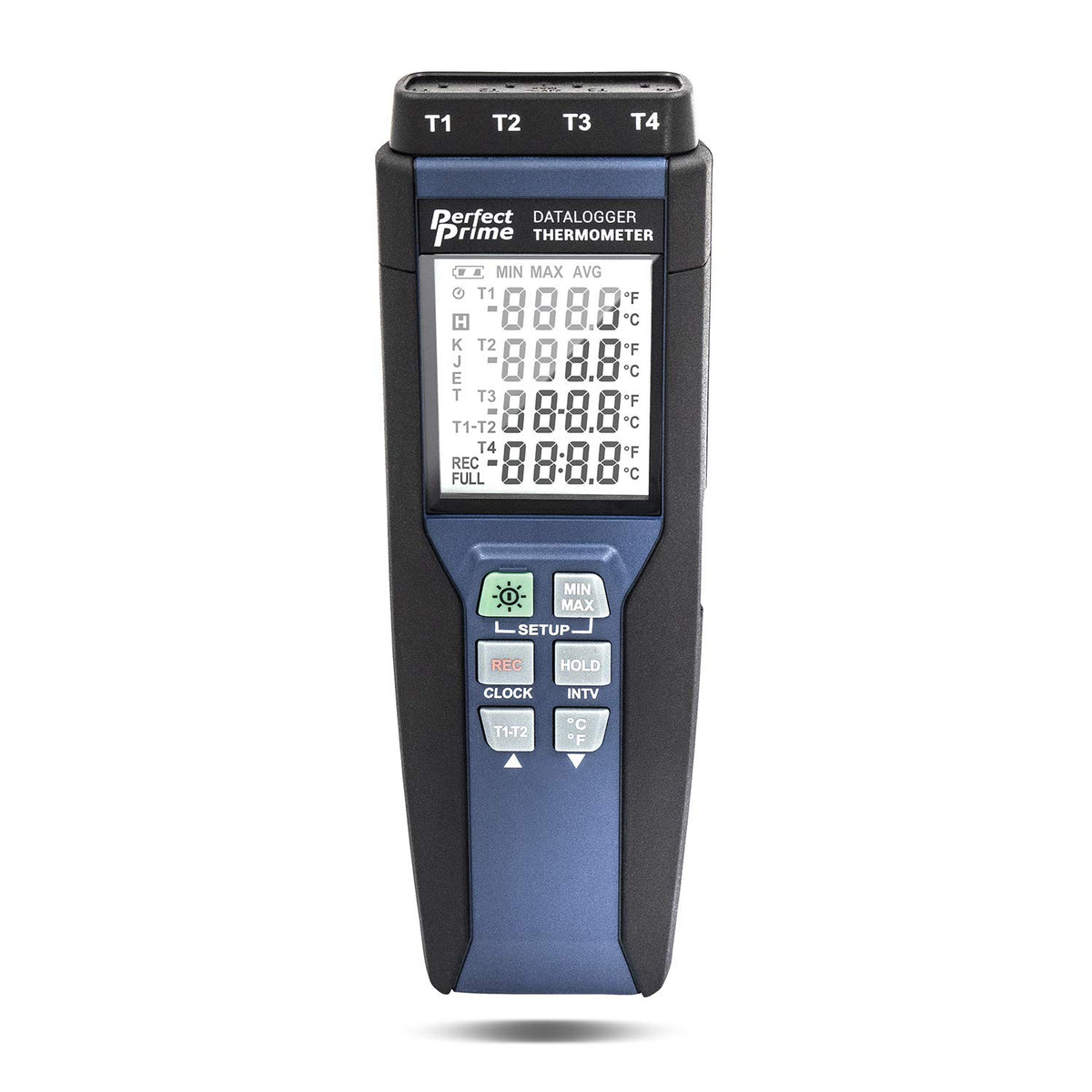 PerfectPrime TC0378, 4-Channels Thermocouple Thermometer K,J,E,T DataL