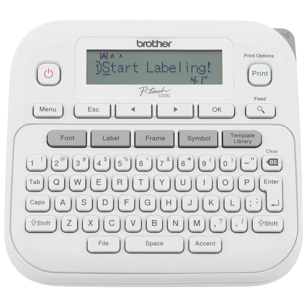 Brother P-Touch Label Maker, PTD220, Thermal, Inkless Printer for Home