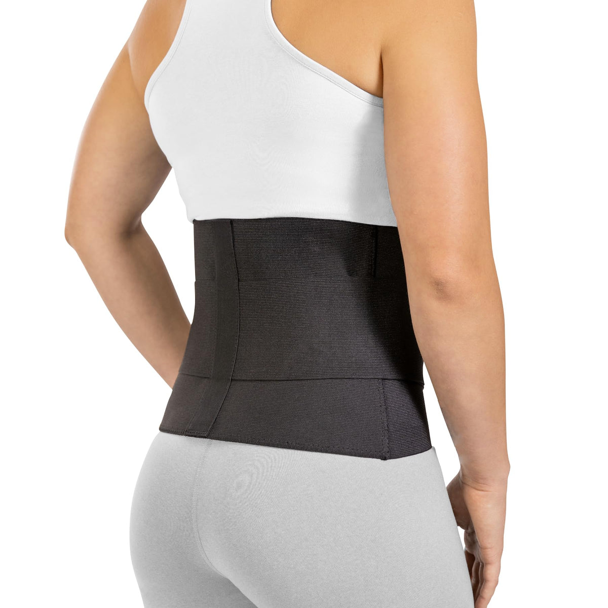 BraceAbility Elastic Low Back Brace - Compression Lower Back Support B
