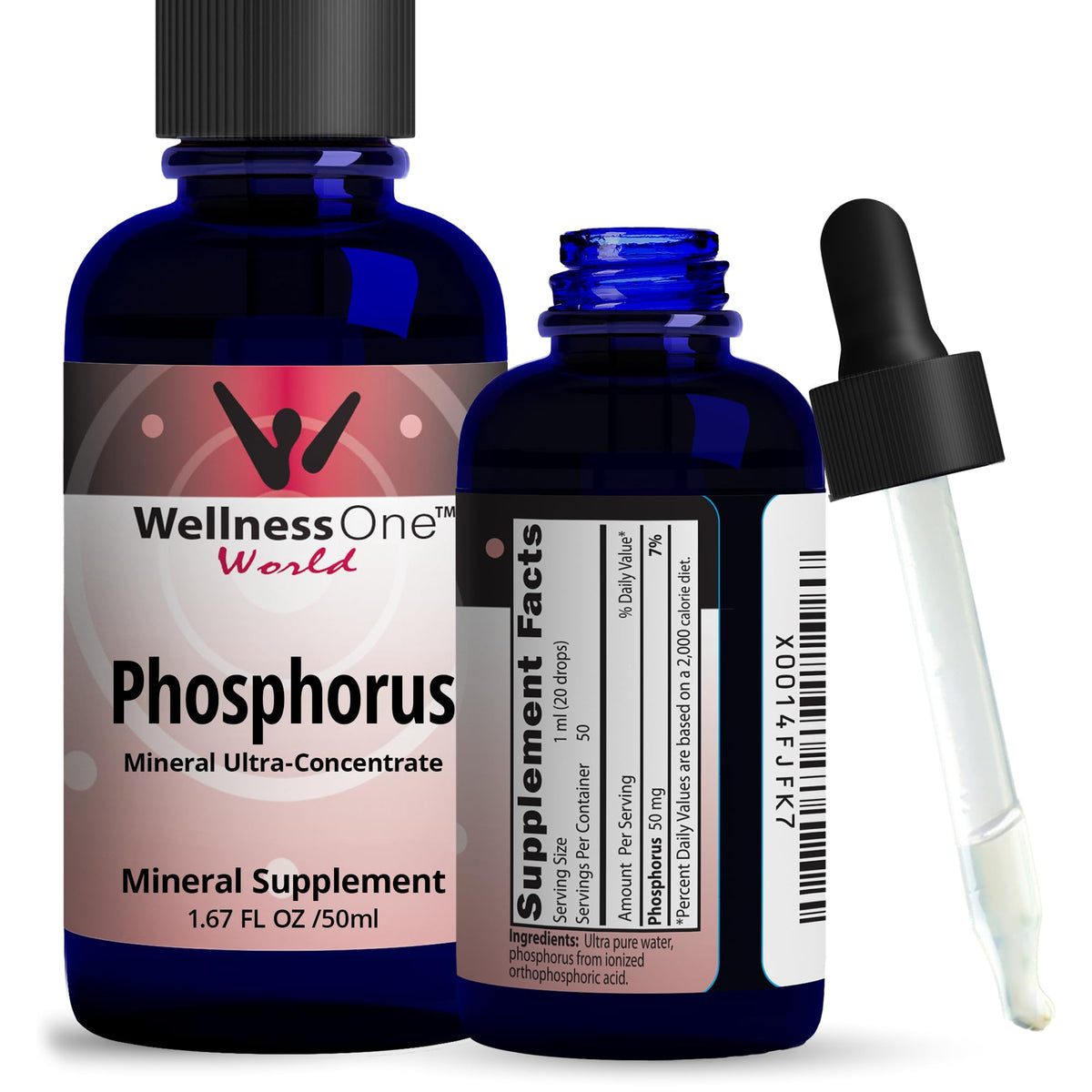 WellnessOne Liquid Phosphorus Supplements - Ionic Phosphorus Supplemen