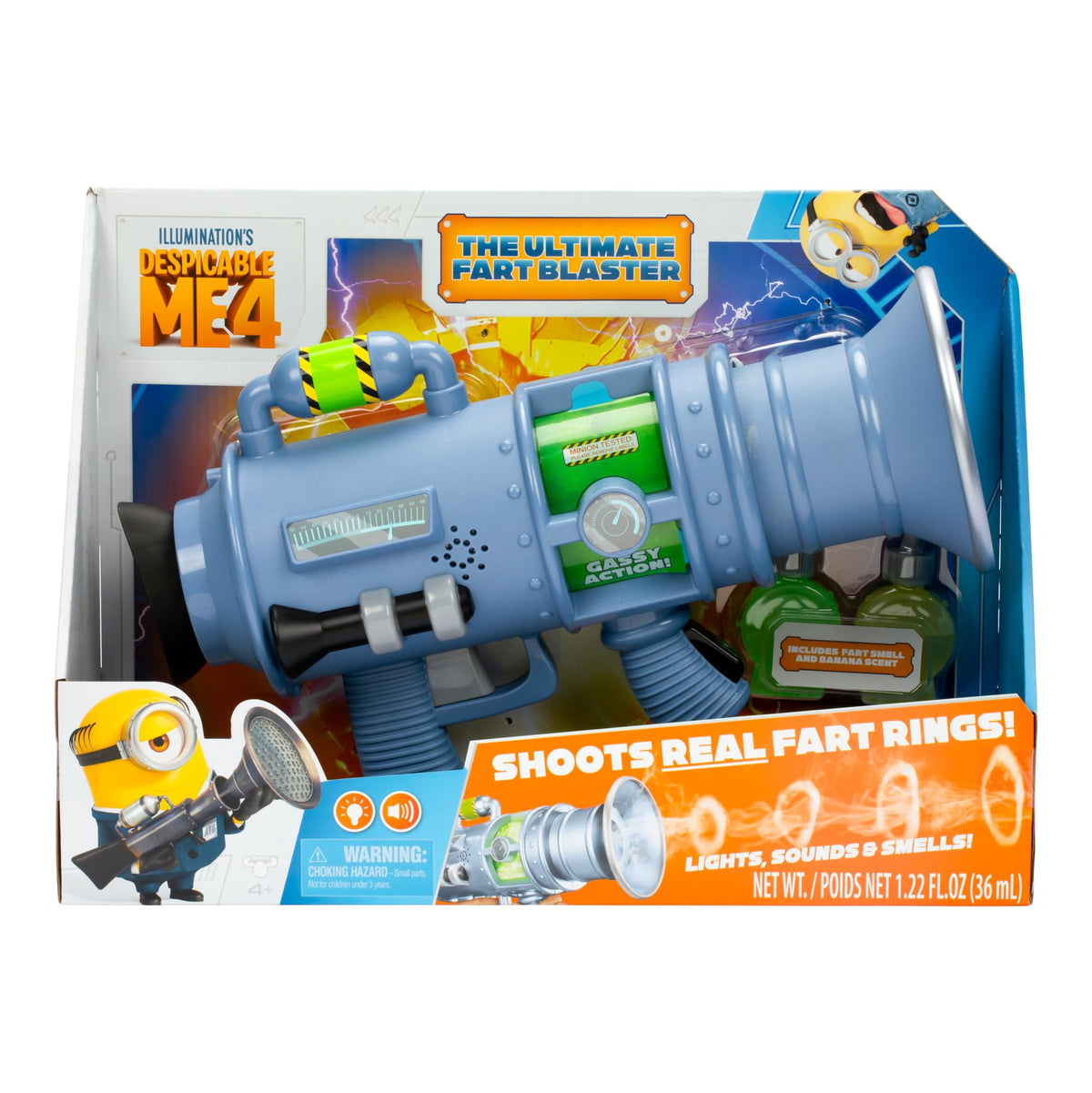 Minions Despicable Me 4 - The Ultimate Fart Blaster | Blasts Out Real ...