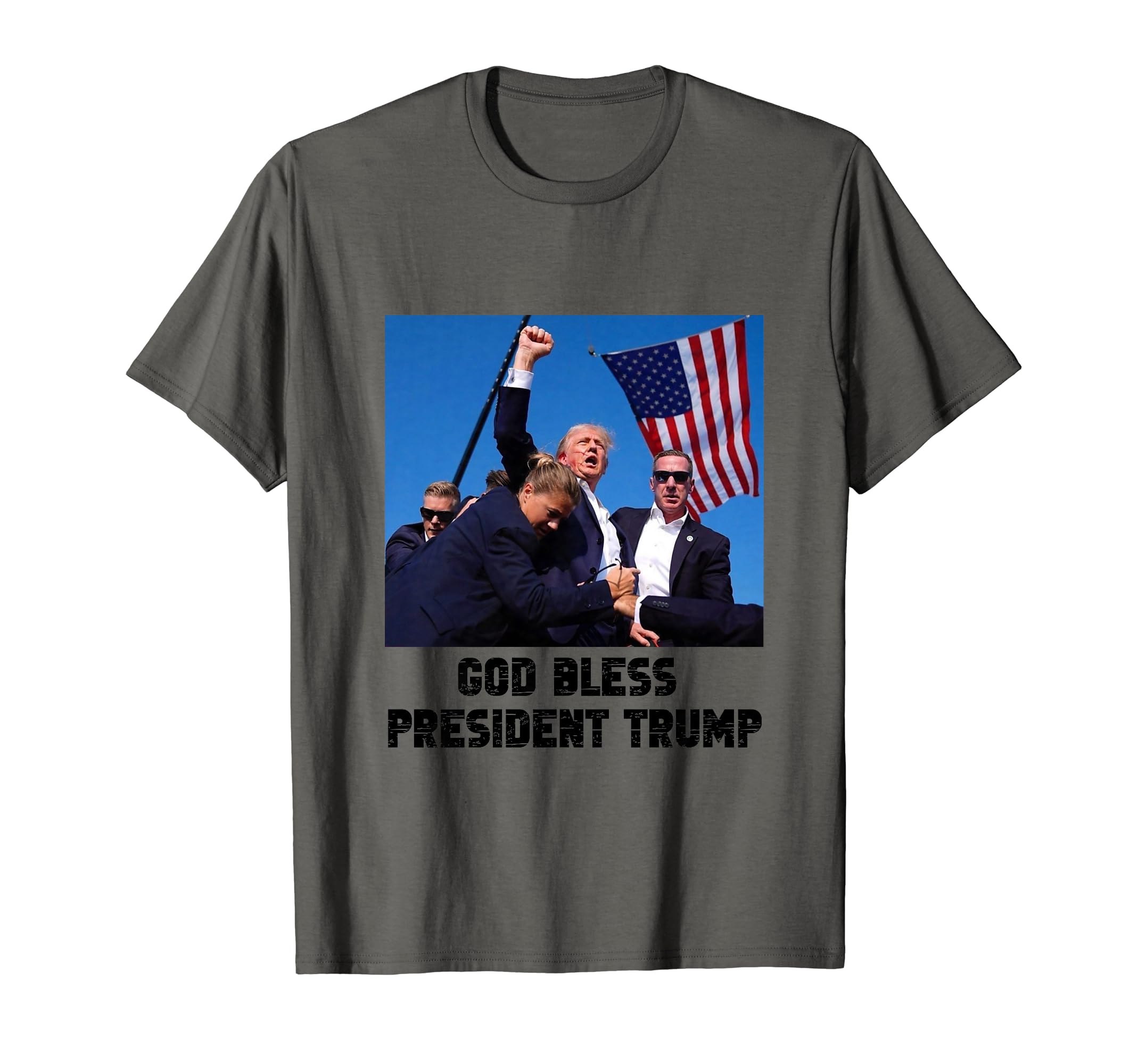 God bless President Trump, Donald Trump 2024 T-Shirt – kate-minimalist