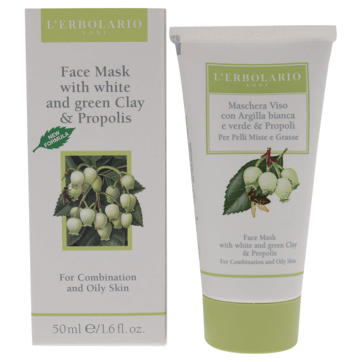 L'Erbolario Face Mask For Combination And Oily Skin - Makes Your Skin ...