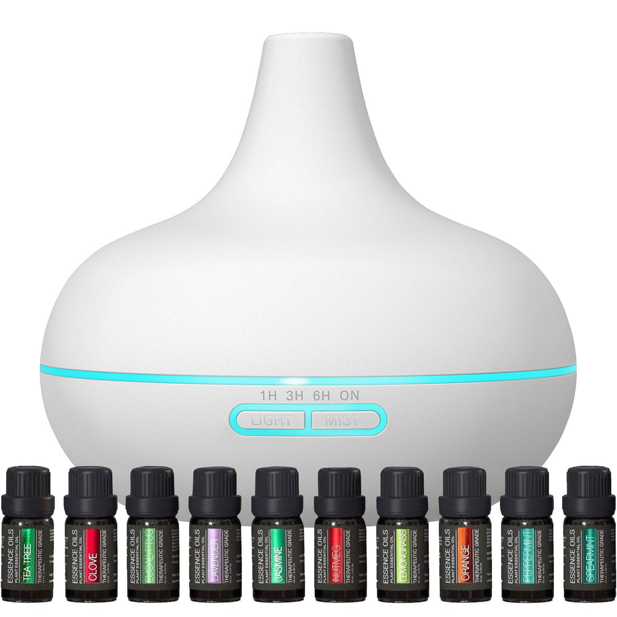 Ultimate Aromatherapy Diffuser & Essential Oil Set - Ultrasonic Diffus