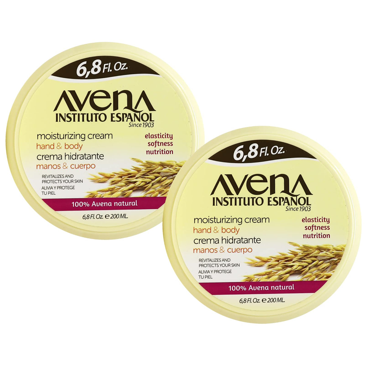 Avena Instituto Español, Moisturizing Cream, Hand & Body, Revitalizes