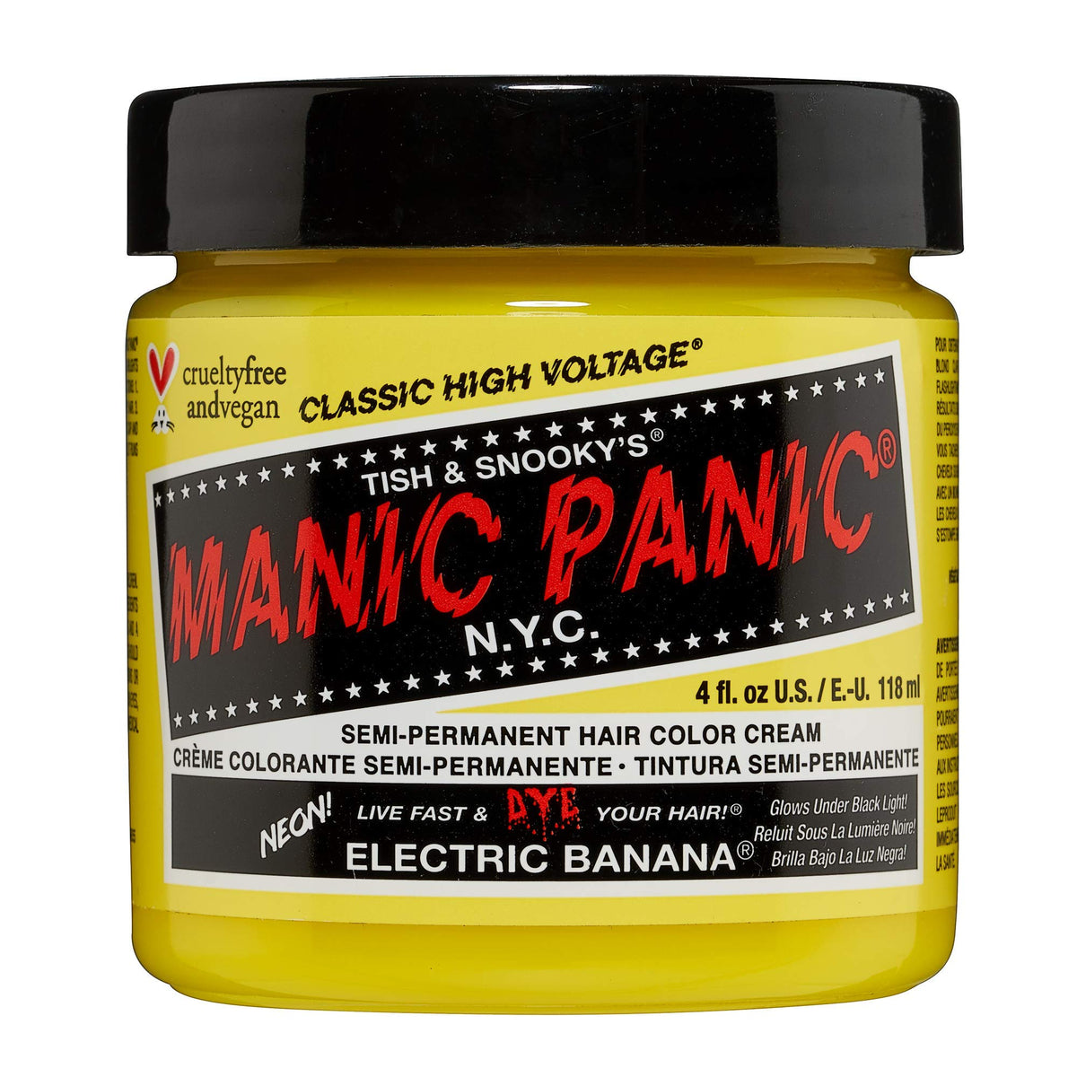 MANIC PANIC Electric Banana Hair Dye - Classic High Voltage - Semi-Per