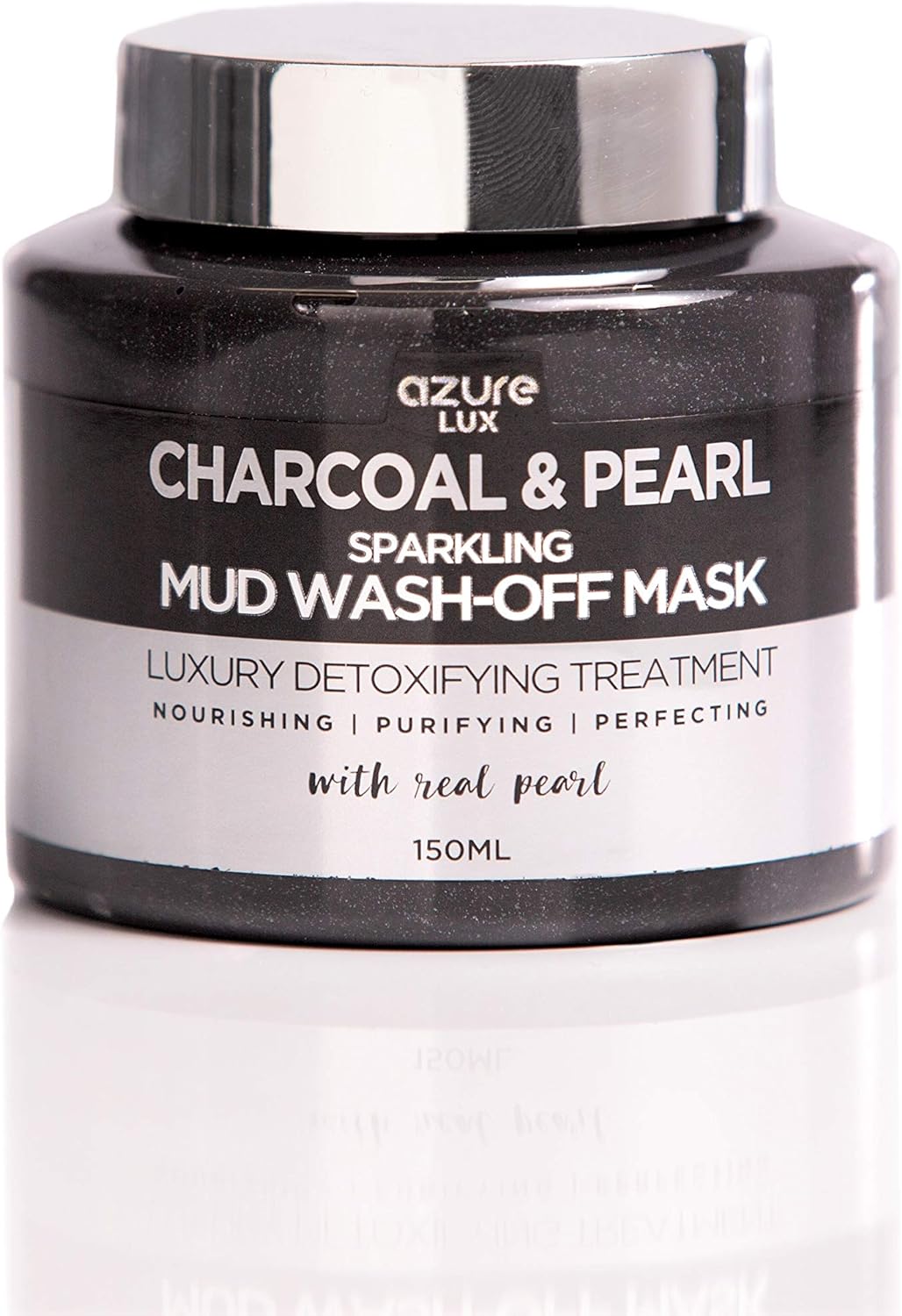 AZURE LUX Charcoal & Pearl Sparkling Wash-Off Mask Luxury Detoxifying