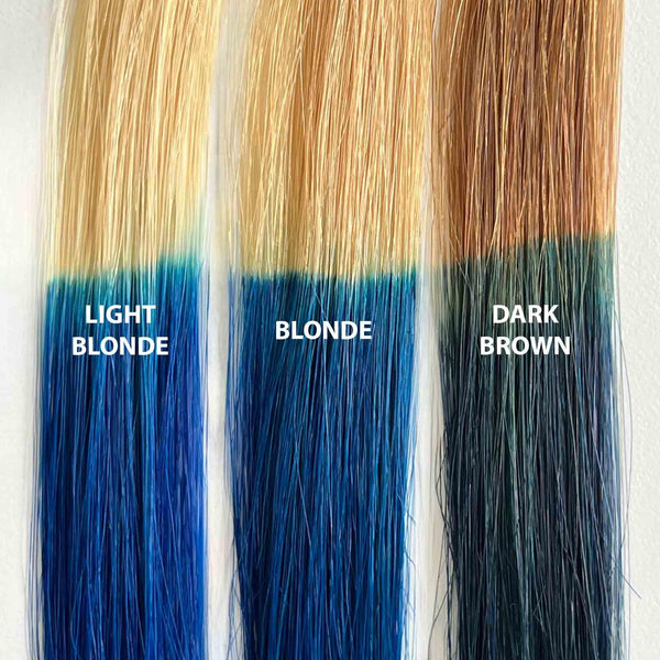 IROIRO Premium Natural Semi-Permanent Hair Color 340 Neon Blue (8oz ...