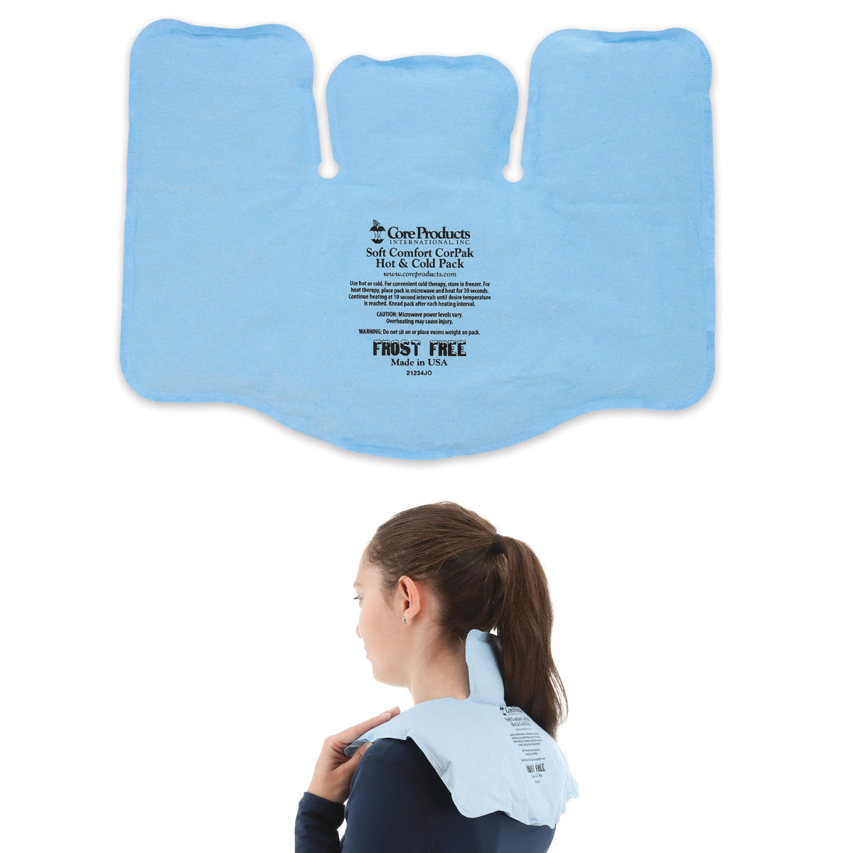 Core Products Soft Comfort CorPak, No Frost Hot and Cold Therapy Pack