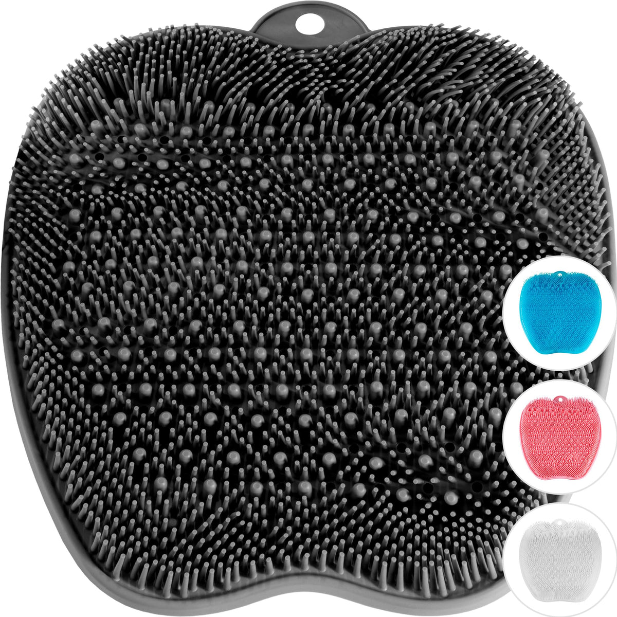 LOVE, LORI Shower Foot Scrubber Mat & Foot Massager with Non-Slip Suct