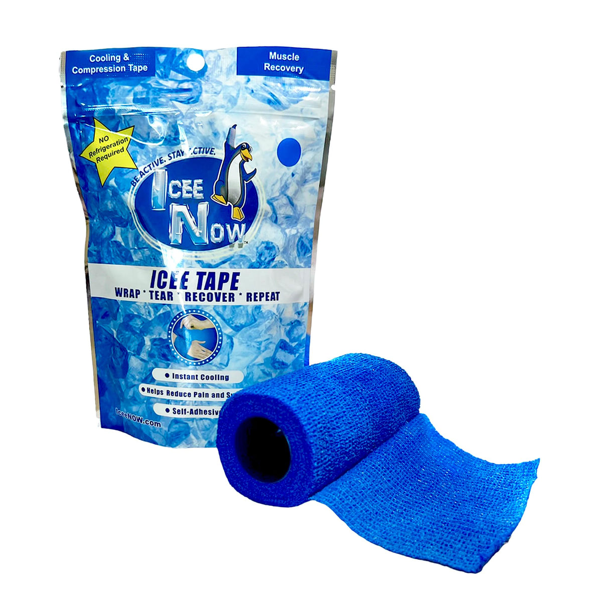 IceeNow - Ice Bandage Wrap Tape, Self Sticking Bandage Wrap, Instant C