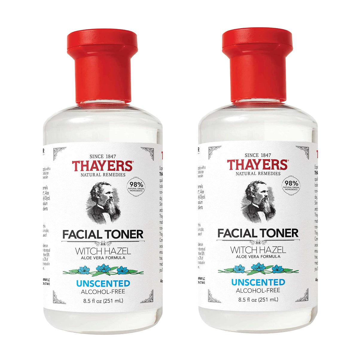 THAYERS Alcohol-Free, Hydrating, Unscented Witch Hazel Facial Toner wi