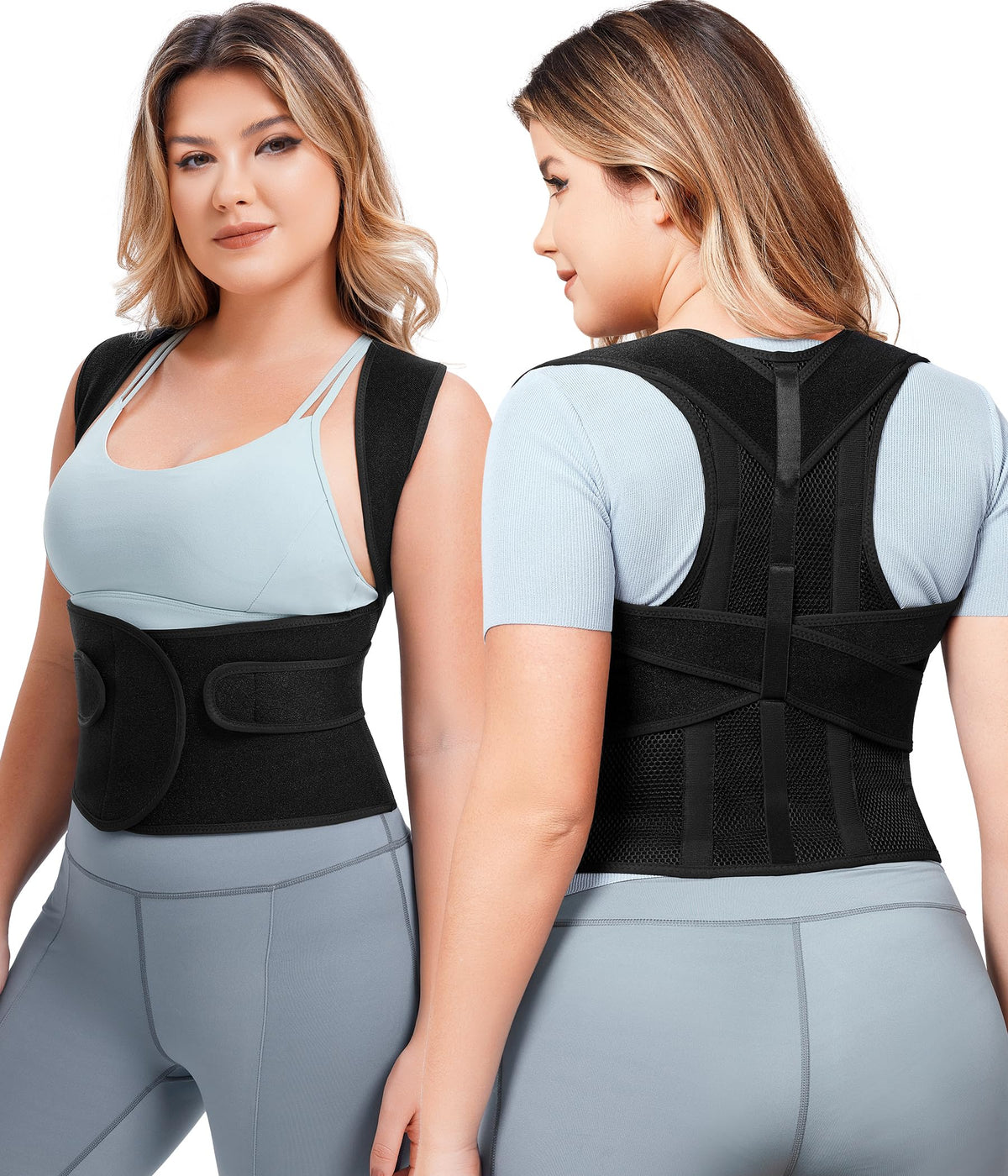 URSEXYLY Back Brace Posture Corrector for Women Adjustable Shoulder St