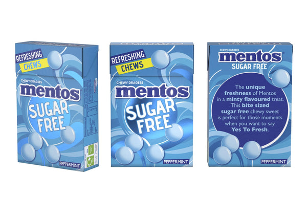 Mentos Sugar Free Peppermint Chews, 45 g (Pack of 10) — kate-minimalist