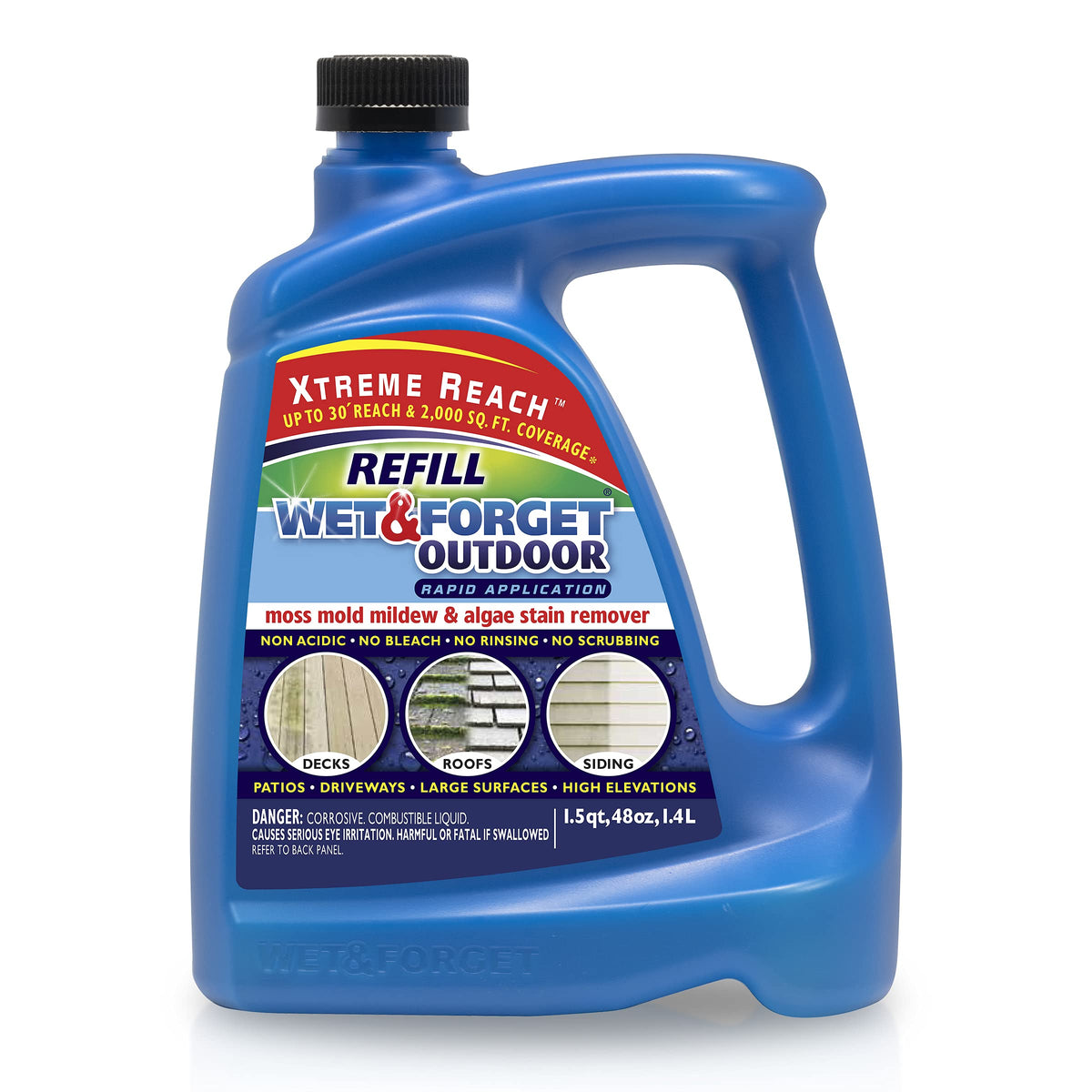 Wet & Forget Outdoor Moss, Mold, Mildew, & Algae Stain Remover Multi-S
