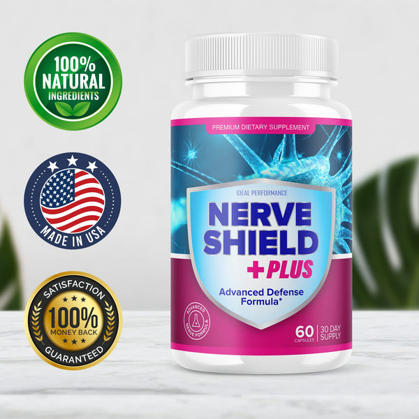 IDEAL PERFORMANCE (3 Pack) Nerve Shield Plus Pills Original Supplement ...