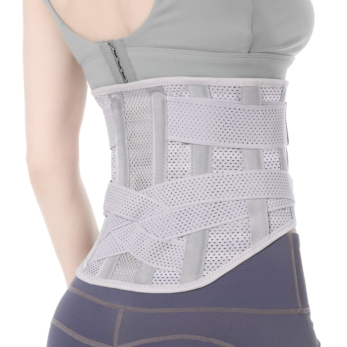 EGJoey Breathable Back Brace for Relieve Lower Back Pain Women and Men