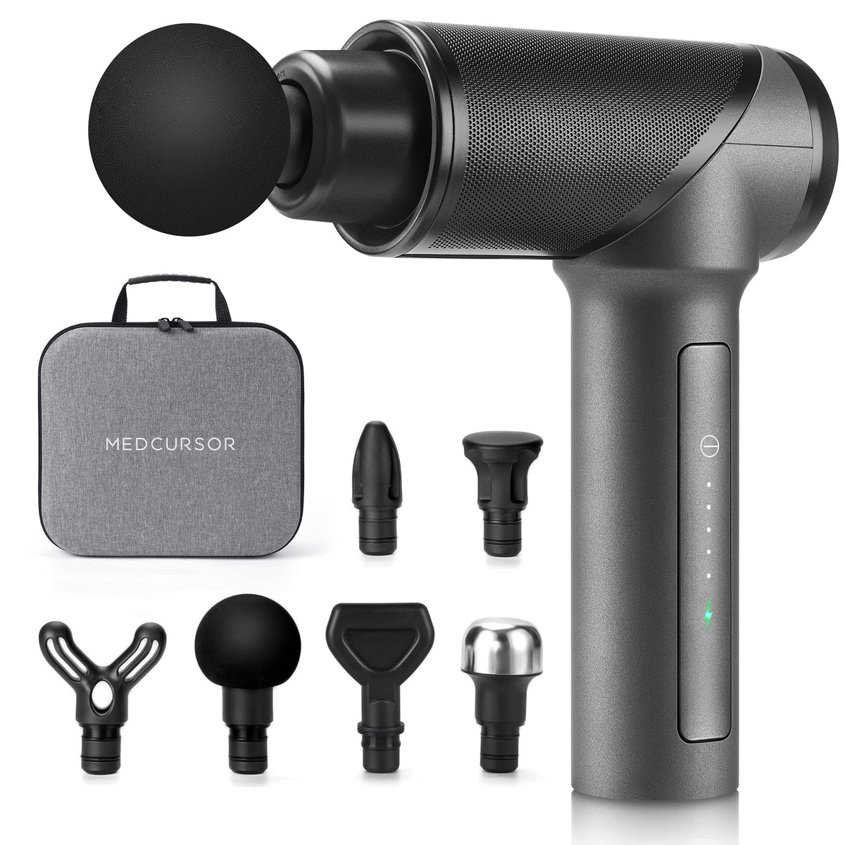 Medcursor Massage Gun, High Intensity Brushless Motor, Handheld Percus