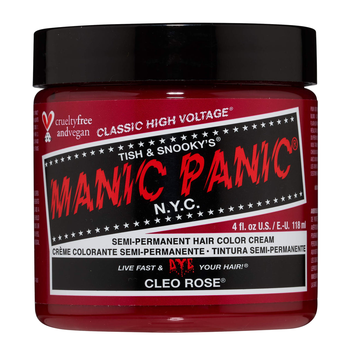 MANIC PANIC Cleo Rose Hair Dye - Classic High Voltage - Semi-Permanent