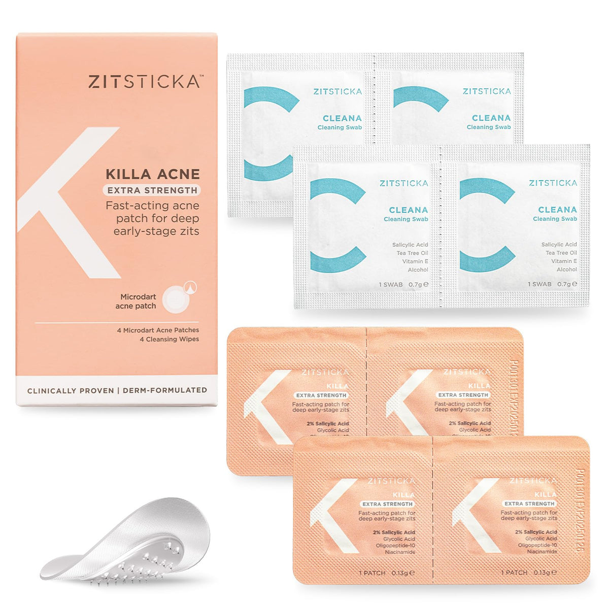 ZitSticka Killa Kit | Self-Dissolving Microdart Acne Pimple Patch for
