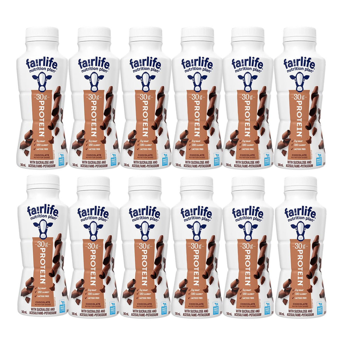 (Pack of 12) Fairlife Nutrition Plan, High Protein Chocolate Shakes 11